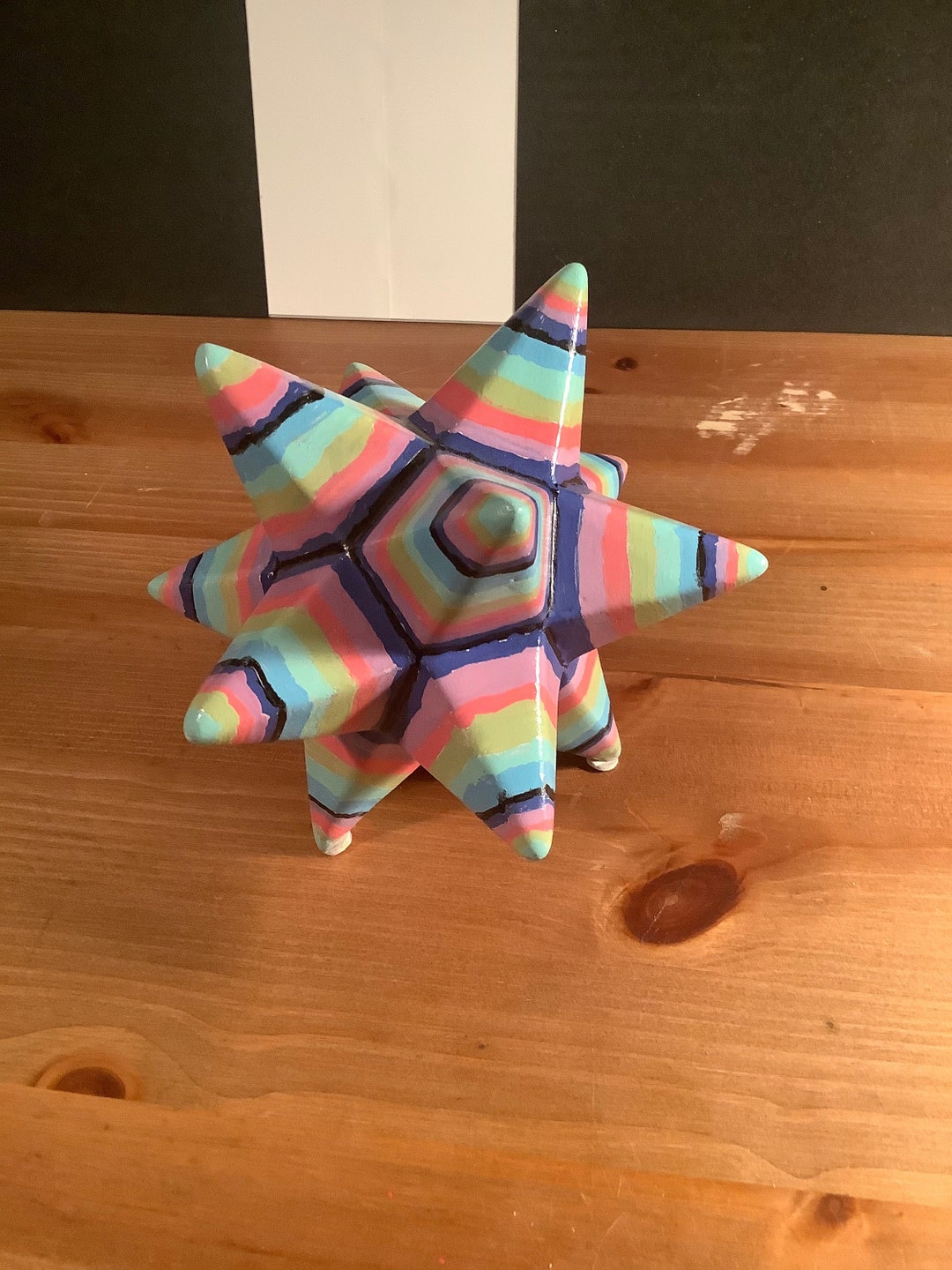 Rainbow Dodecahedron - Etsy
