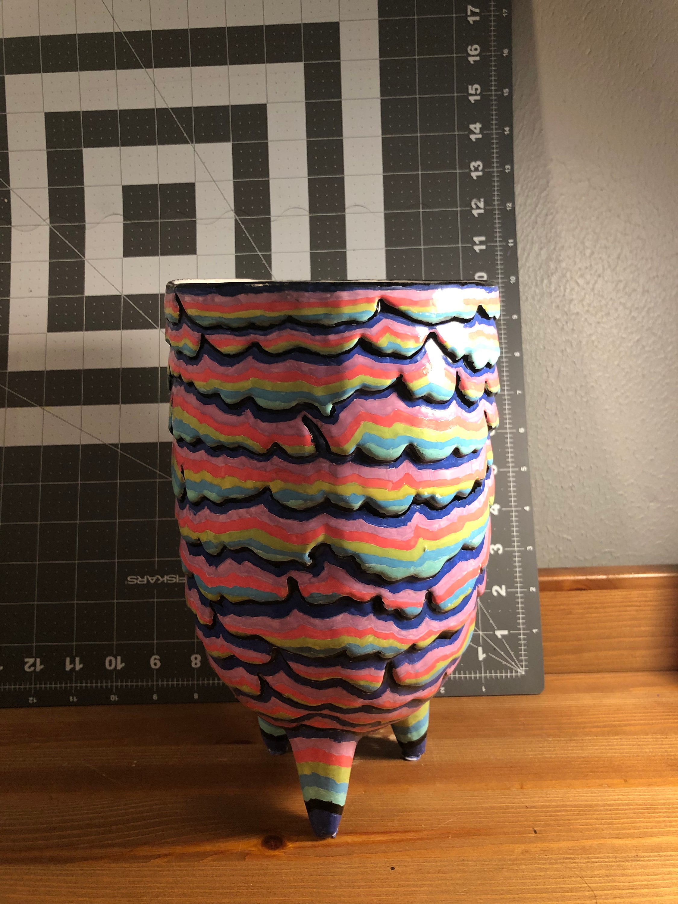 The Rainbow Oozing Pot - Etsy