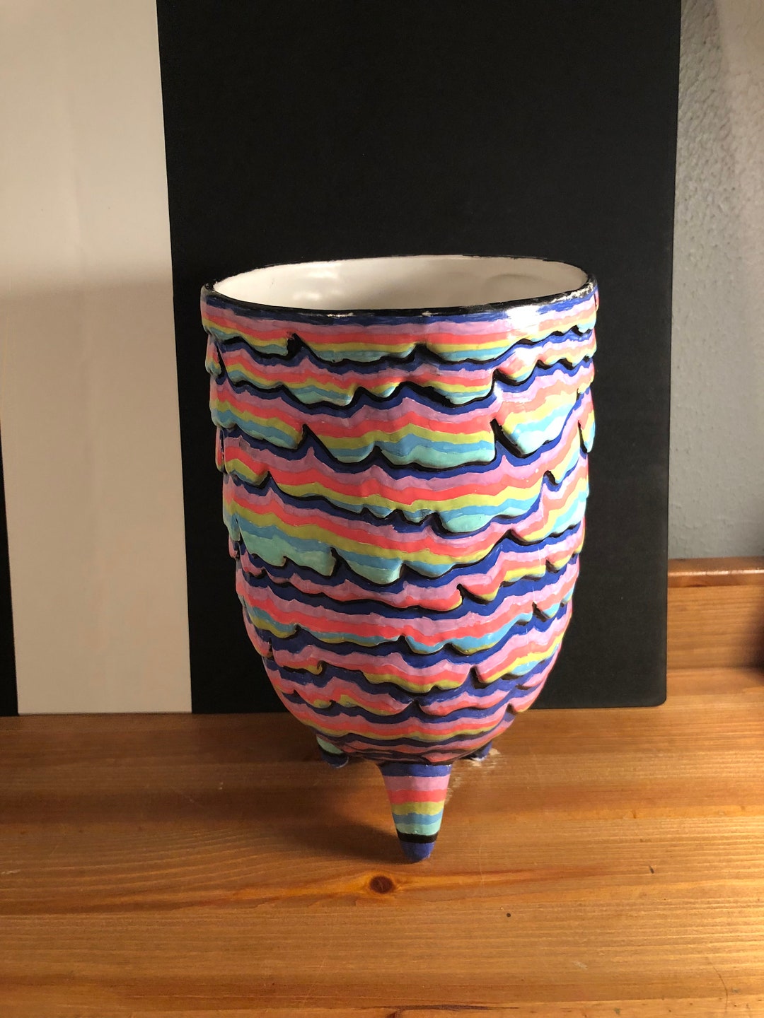 The Rainbow Oozing Pot - Etsy