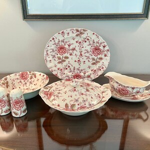 Rose Chintz Johnson Salt Pepper - Etsy
