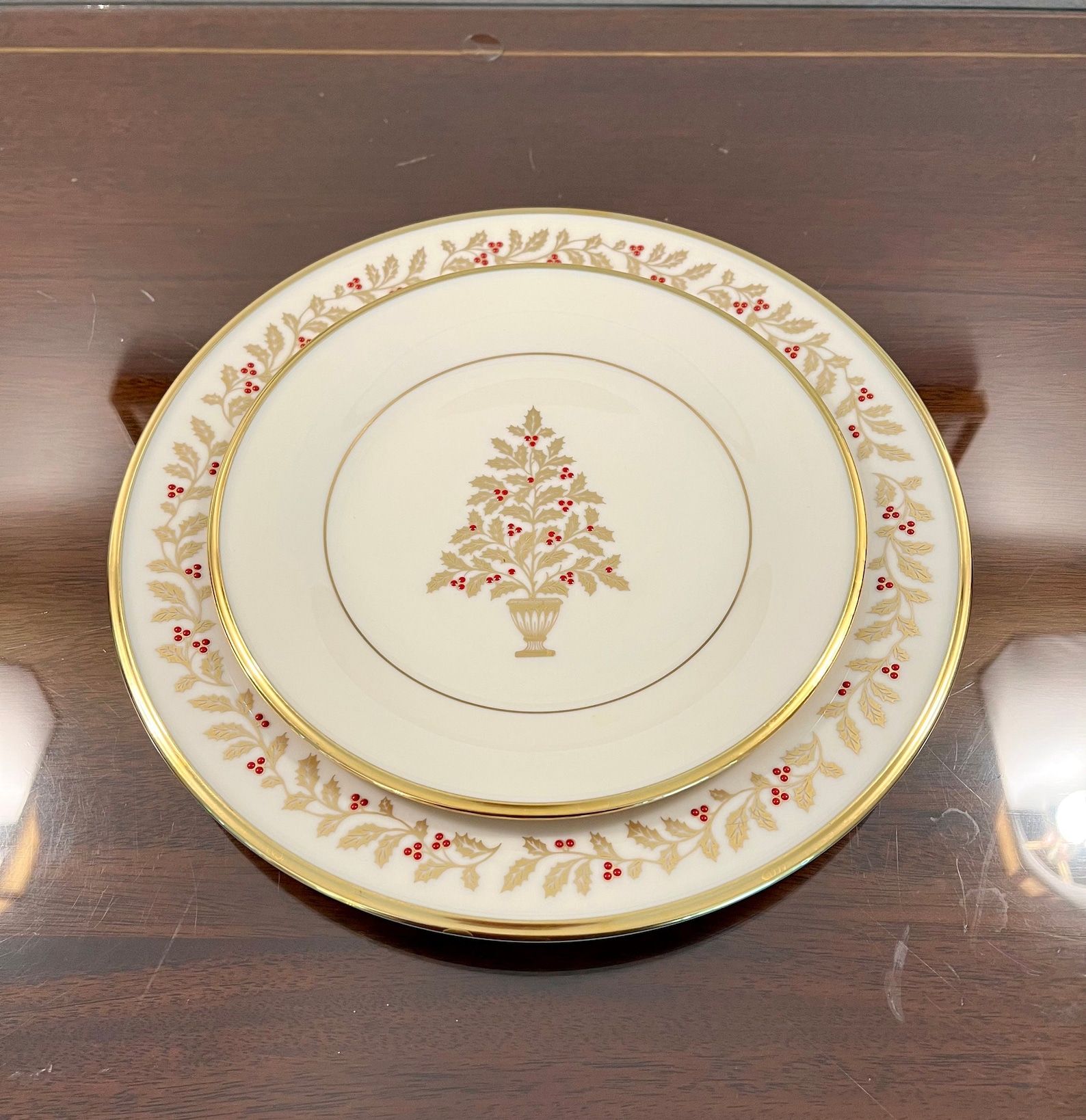 Eternal Christmas by Lenox / Dinner Plates / Holiday China / - Etsy