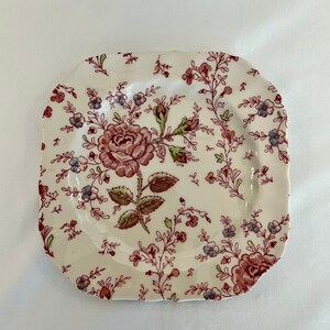 Rose Chintz Pink made in England Stamp / by Johnson Brothers / Fine ...