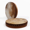 Professional Walnut Bendir Ethnic Music Frame Drum Wood Turkish Bendir ...