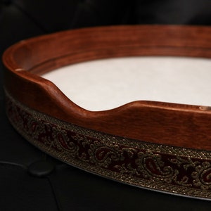 Professional Walnut Bendir Ethnic Music Frame Drum Wood Turkish Bendir ...