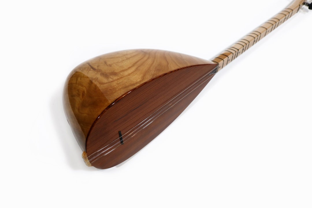 Classic Carved Body Mulberry Baglama Saz - Erasaz Custom Saz - Etsy