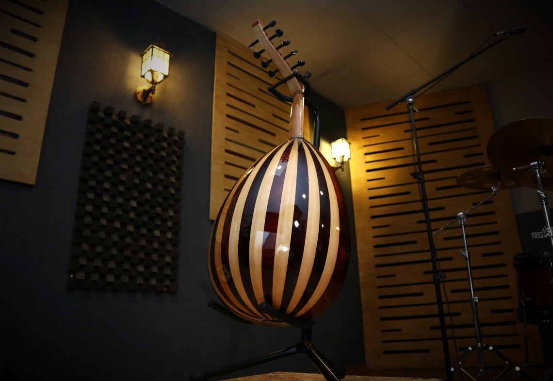 Handmade Turkish Acoustic Oud, Cherry Wood and Linden Wood, Handcrafted ...