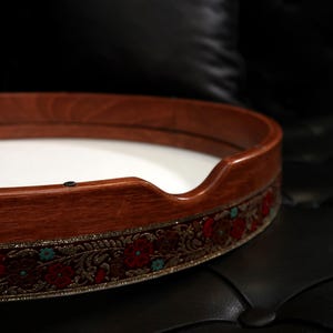 18" Eras Classic Solid Walnut Professional Frame Drum Bendir - Turkish ...