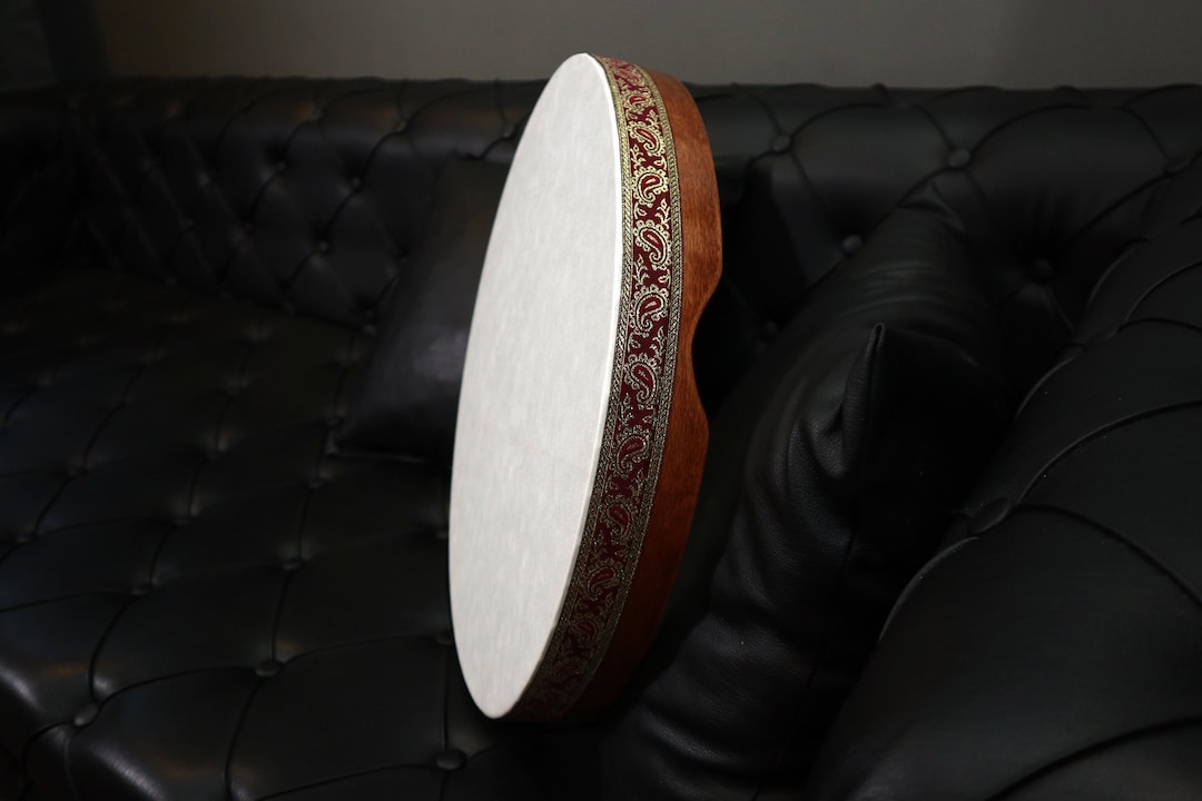 Professional Walnut Bendir Ethnic Music Frame Drum Wood Turkish Bendir ...