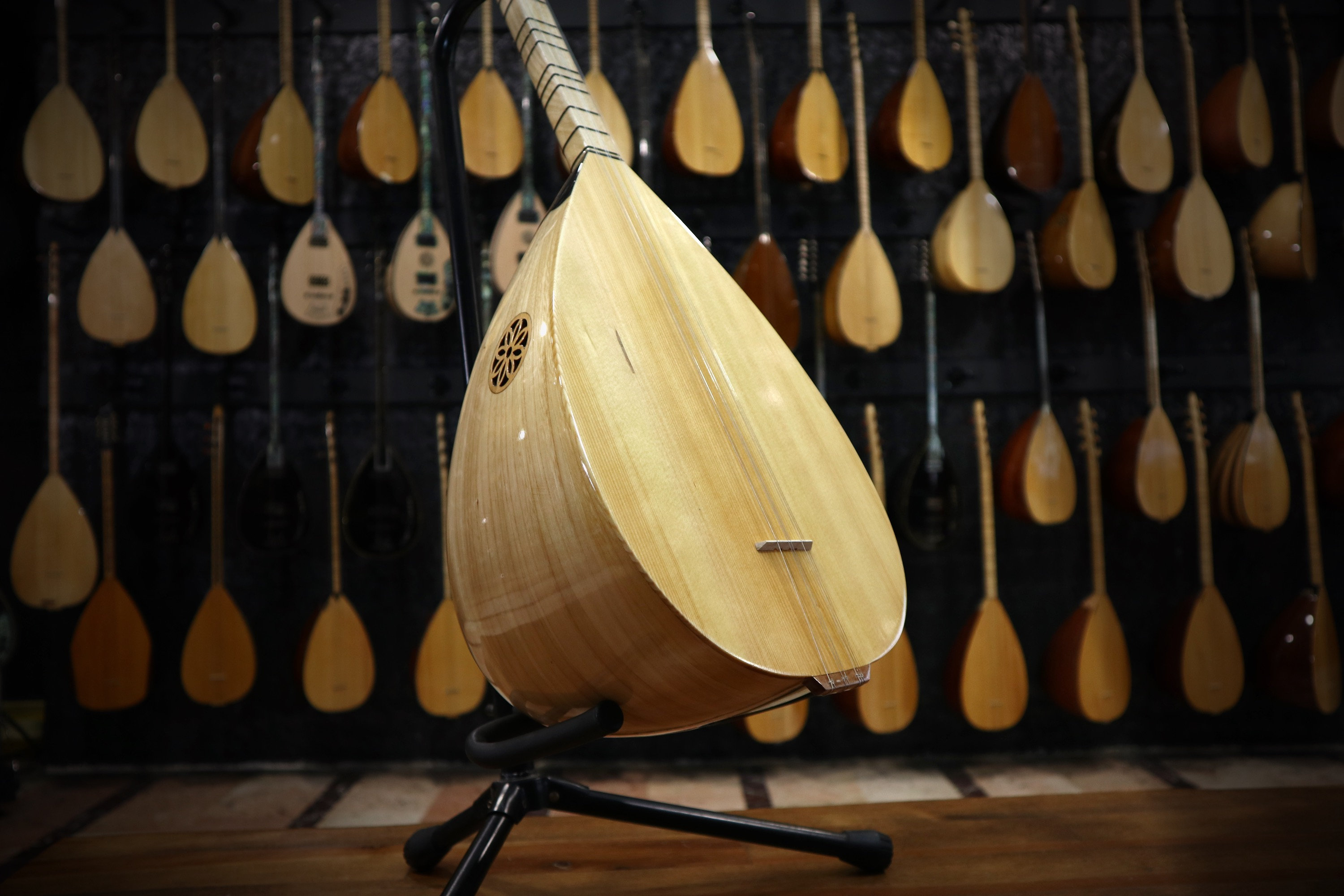 Handmade Turkish Saz, High Quality Maple Wood Turkish Baglama - Etsy