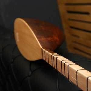 Traditional Carved Body Mulberry Wood Balta Saz Darkened Balta, Dede ...