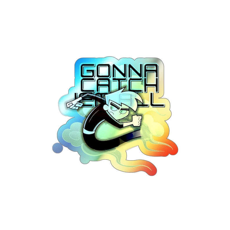 Danny Phantom Holographic Die-cut Stickers Nickelodeon - Etsy
