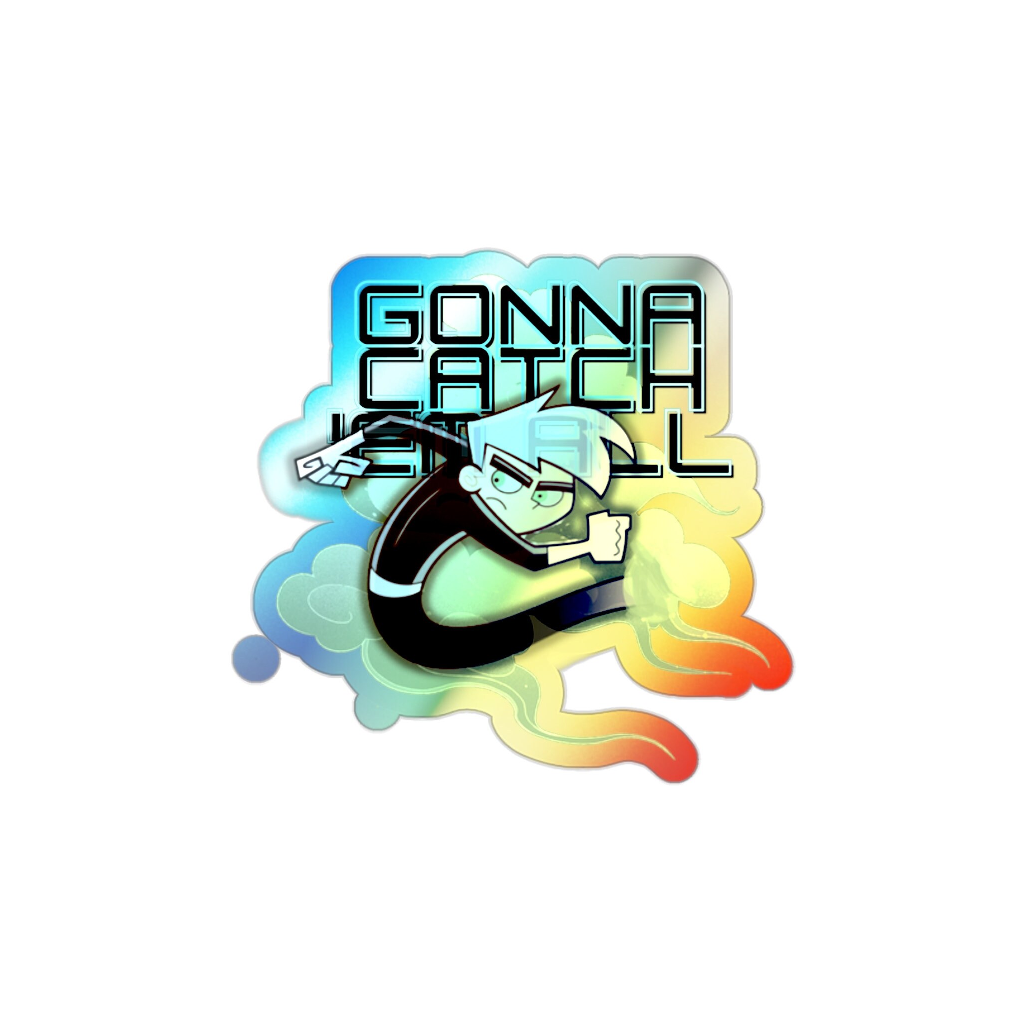 Danny Phantom Holographic Die-cut Stickers, Nickelodeon, Cartoon ...