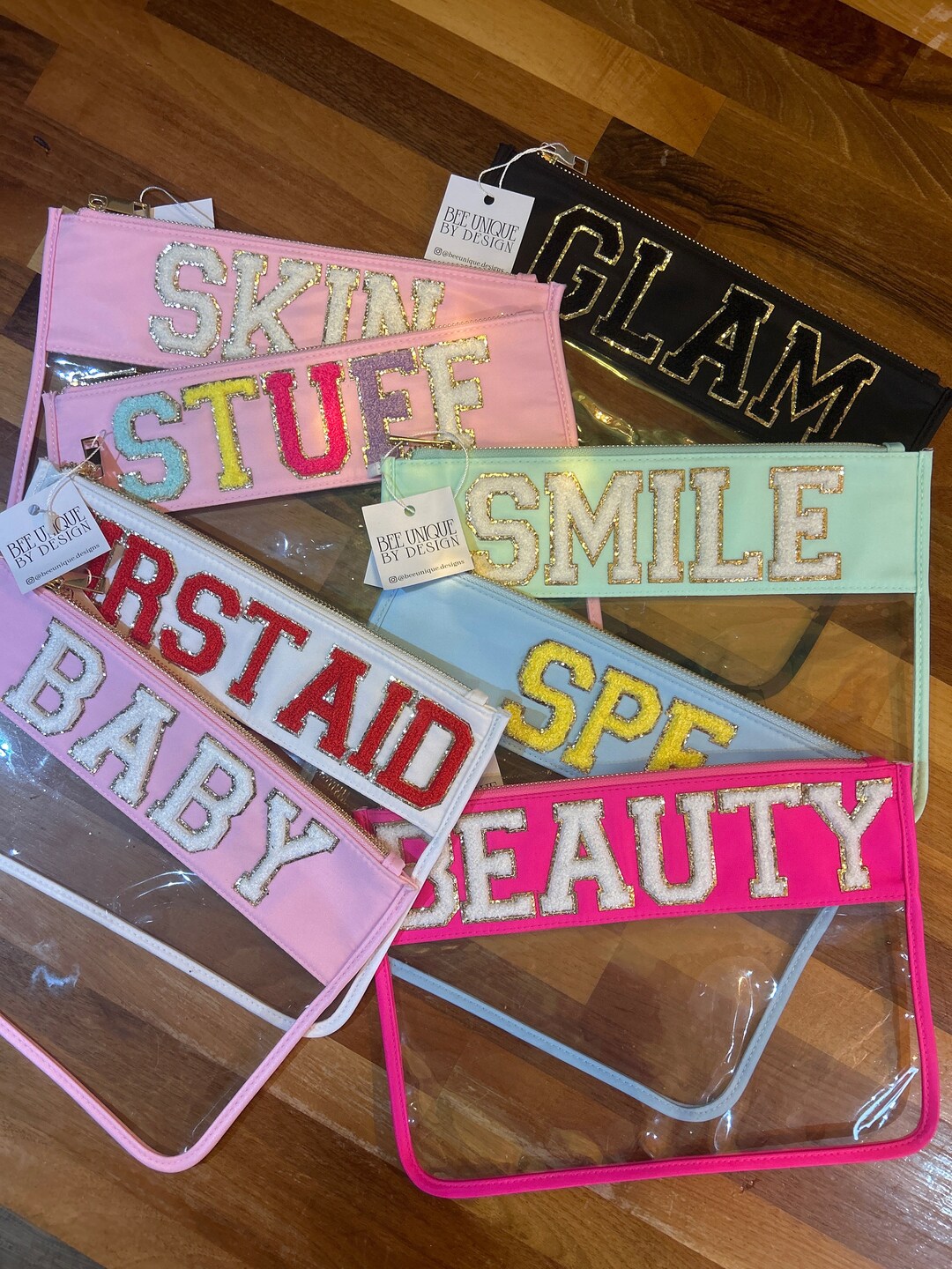 Clear Zip Pouch Nylon Zip Pouch Travel Bag Travel Wallet - Etsy