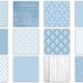 Cottage Blue Digital Paper: Shabby Chic Scrapbook Patterns (digital ...