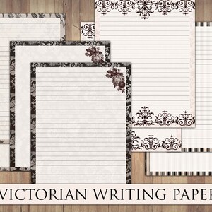 Printable Writing Paper, Vintage Victorian, Grunge Antique, Junk ...