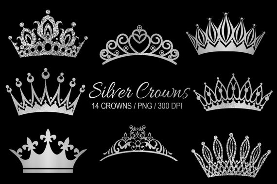 Silver Princess Crown Clipart Free