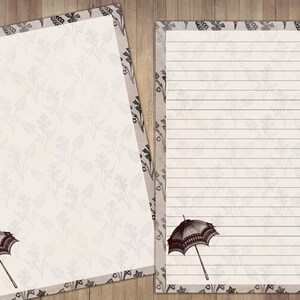 Printable Writing Paper, Vintage Victorian, Grunge Antique, Junk ...