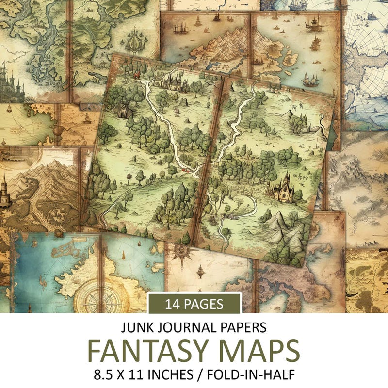 Fantasy Maps - Etsy