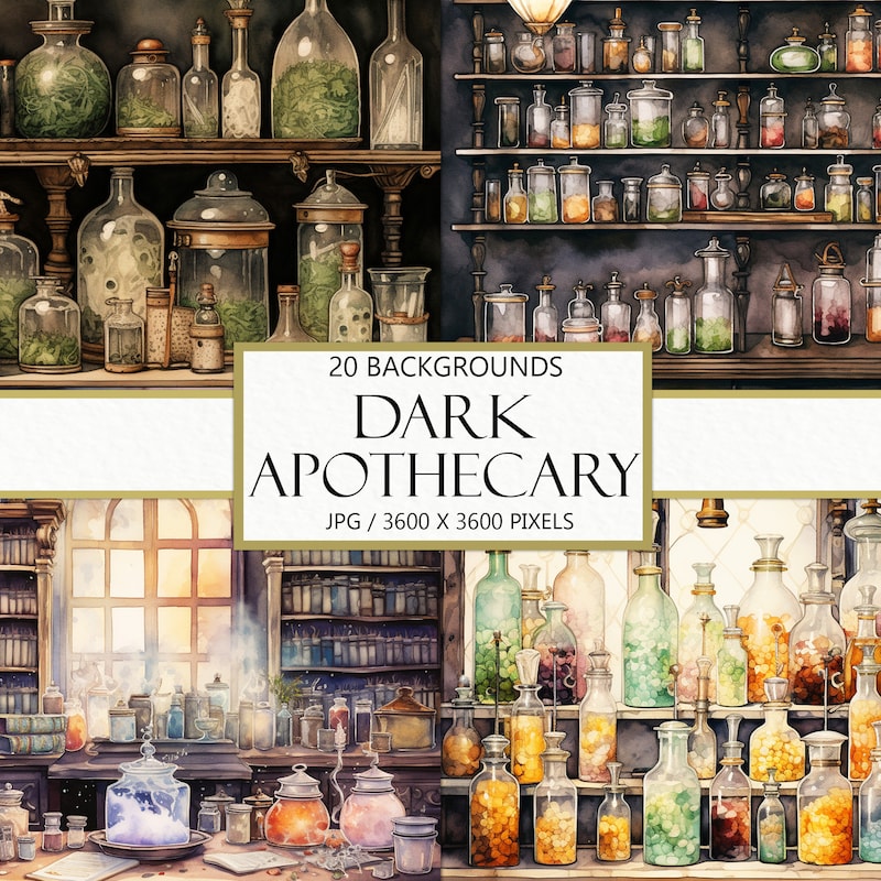 Apothecary Wallpaper - Etsy