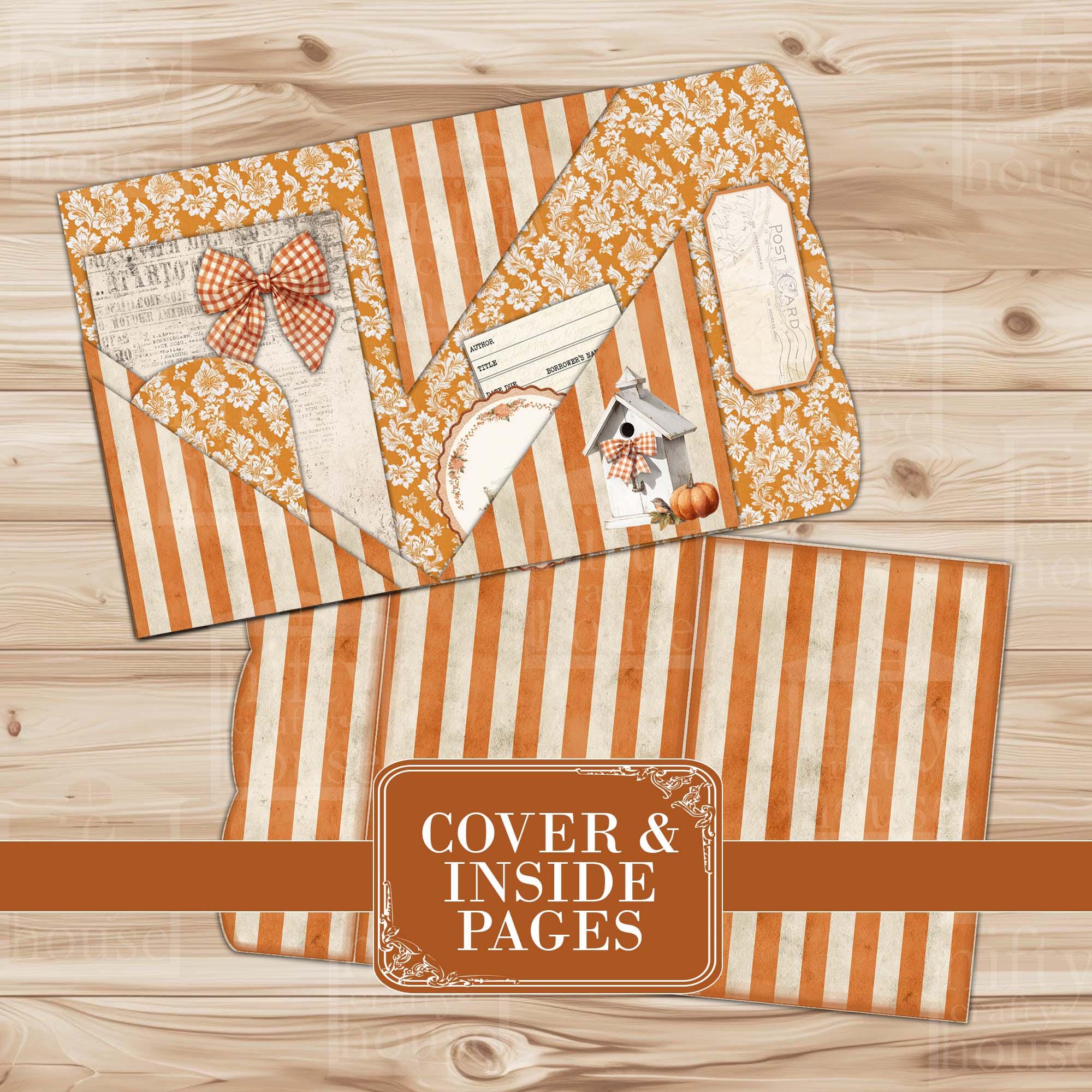 Happy Fall Folio Kit: Vintage Autumn DIY Scrapbook (digital Download ...