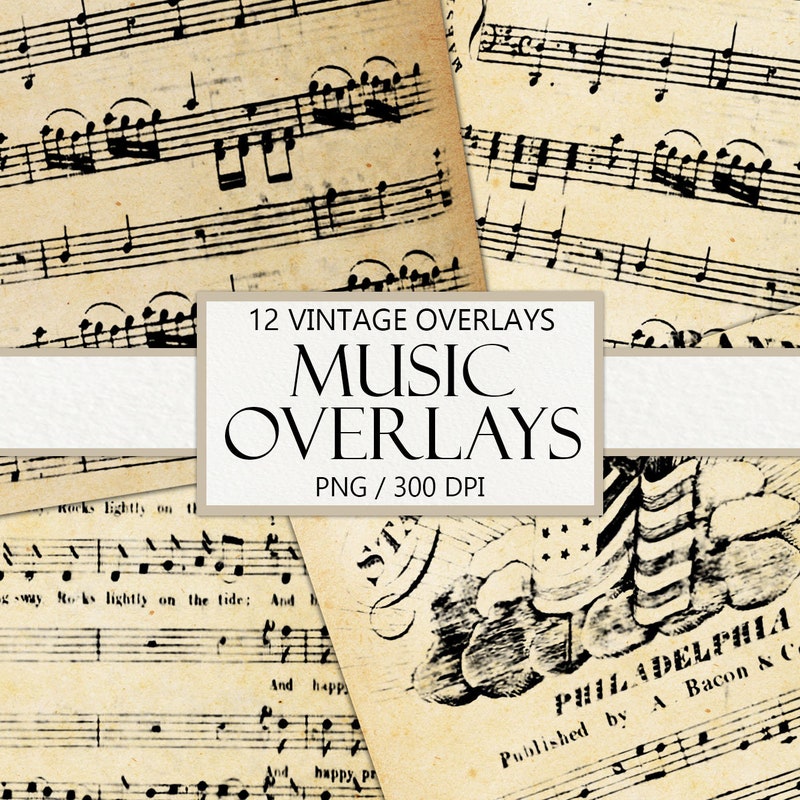 Old Music Sheet - Etsy