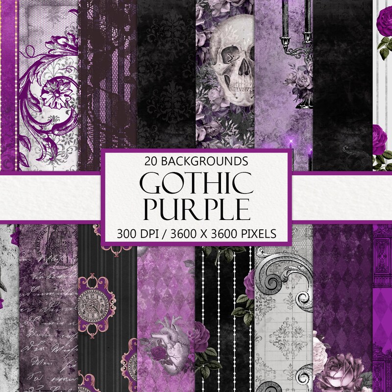 Purple Scrapbook - Etsy