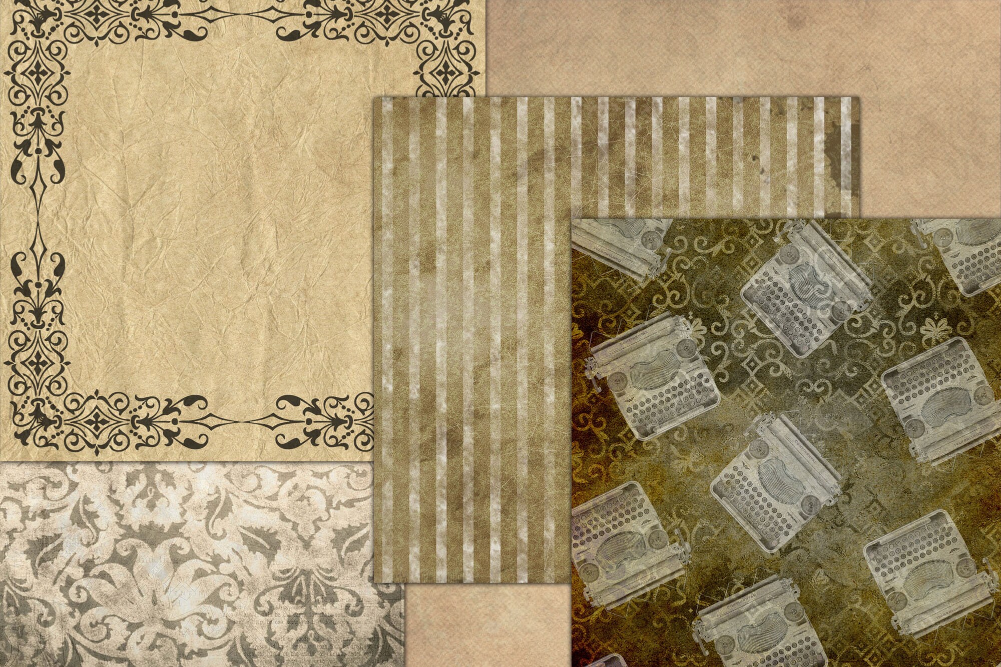 Antique Library Vintage Papers Scrapbook Junk Journal - Etsy