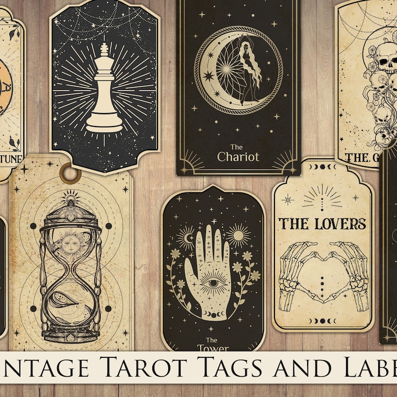 Framed Antique Tarot Cards - Etsy