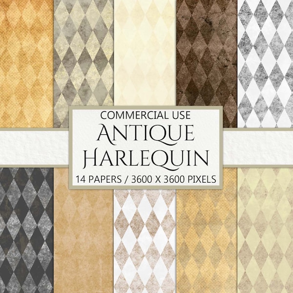 Harlequin Pattern - Etsy