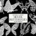 Silver Sparkle Butterfly Clipart: Metallic PNG Images (digital Download ...