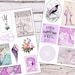 Printable Purple Ephemera Kit, Vintage, Fussy Cut, Junk Journal ...