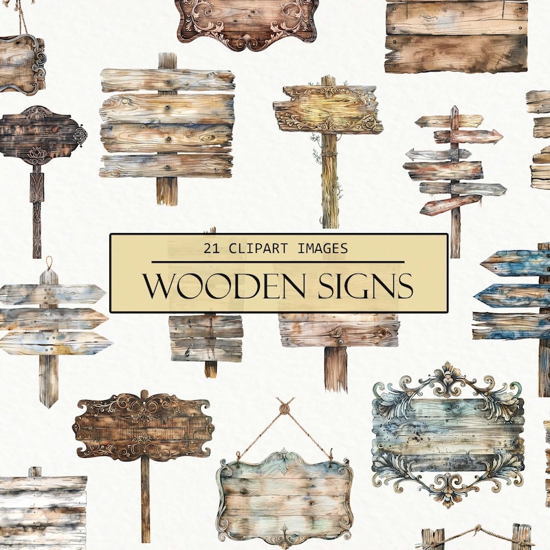 Wood Plank Signs - Etsy