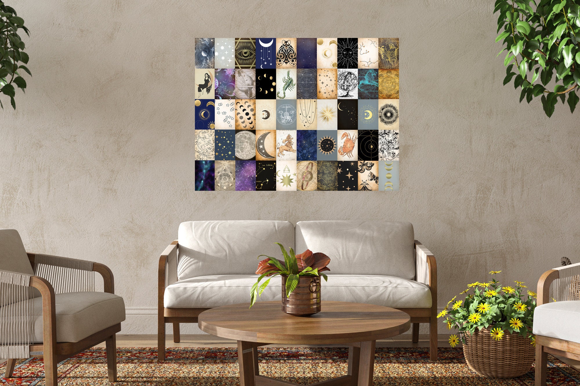 DIGITAL Celestial Collage Kit Instant Download Wall Art - Etsy