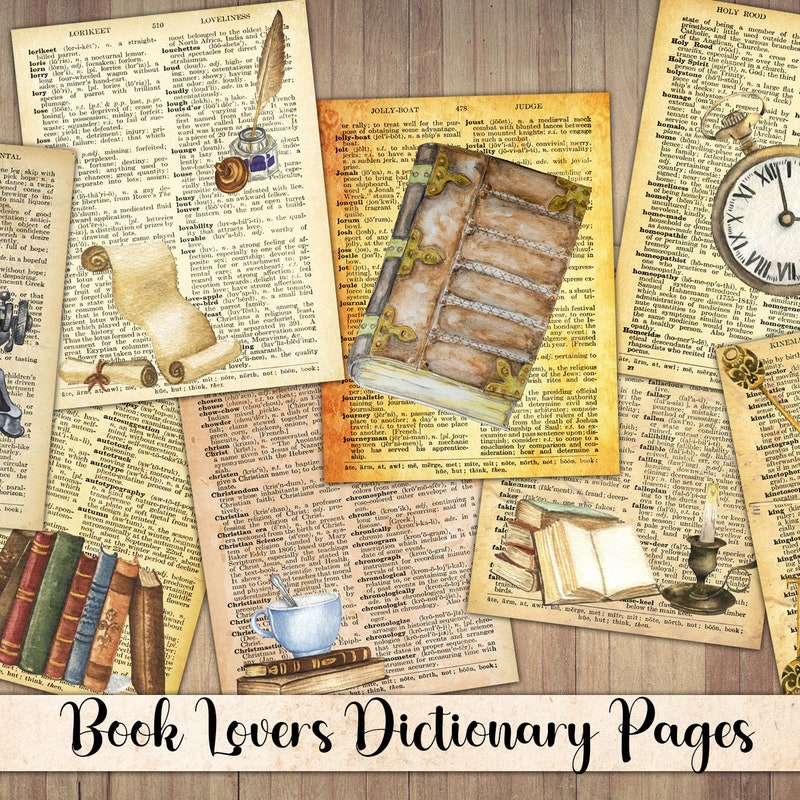 Dictionary Page - Etsy