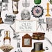 Vintage Object Clipart, Old House, Victorian Images, Authentic ...