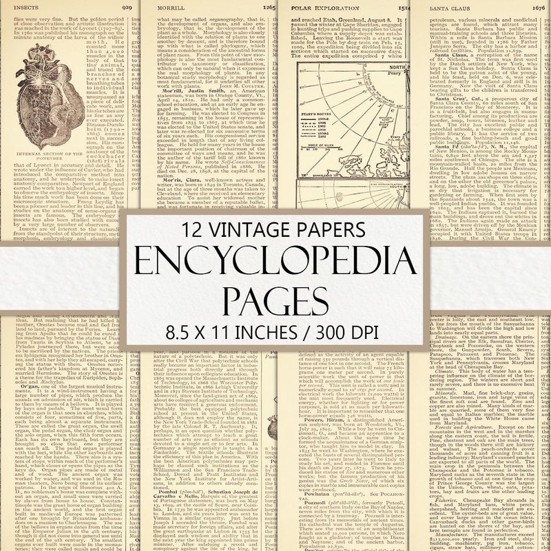 Old Book Pages - Etsy