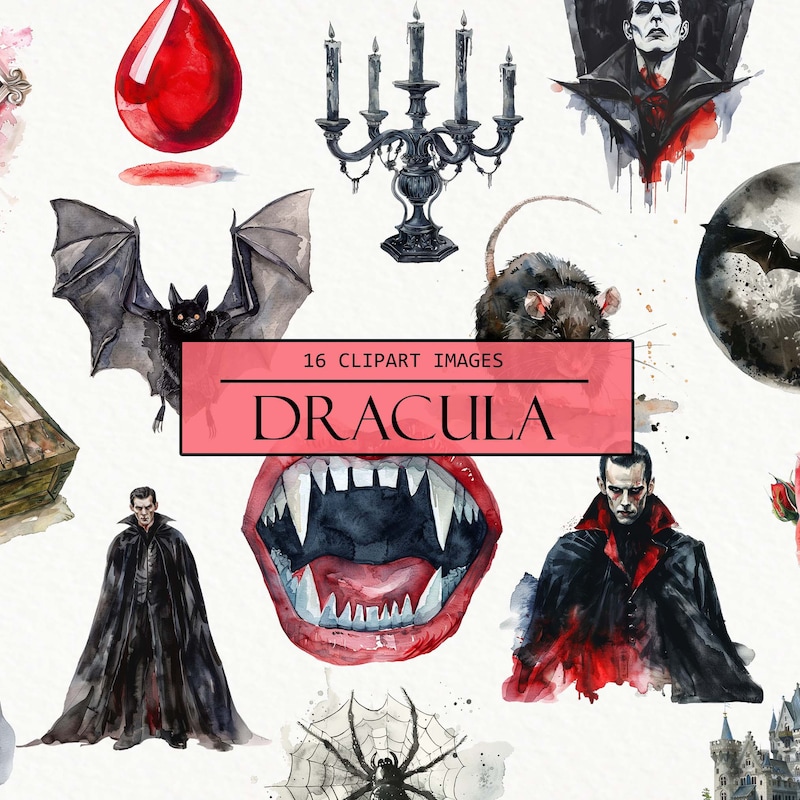 Dracula Clip Art - Etsy