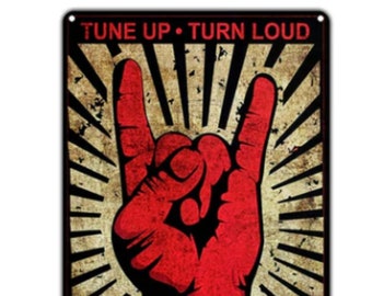 Turn up Sign - Etsy