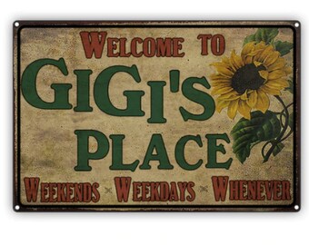 Floral Gigi Sign - Etsy