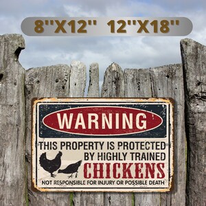 Chicken Farm Sign, Farming Funny, Metal Chicken Art, Garden Decoration ...