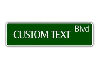 Metal Blvd Sign - Etsy