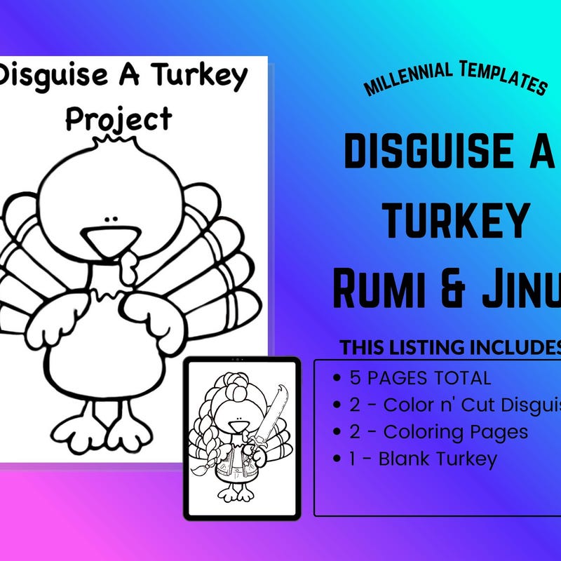 Rumi Turkey Disguise - Etsy