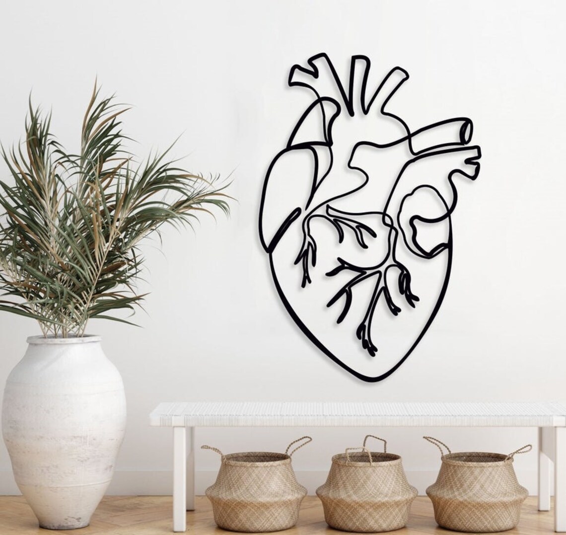 Heart Pattern Metal Wall Decor Metal Wall Art Metal Etsy Heart Pattern Metal Wall Decor Metal Wall Art Metal Etsy