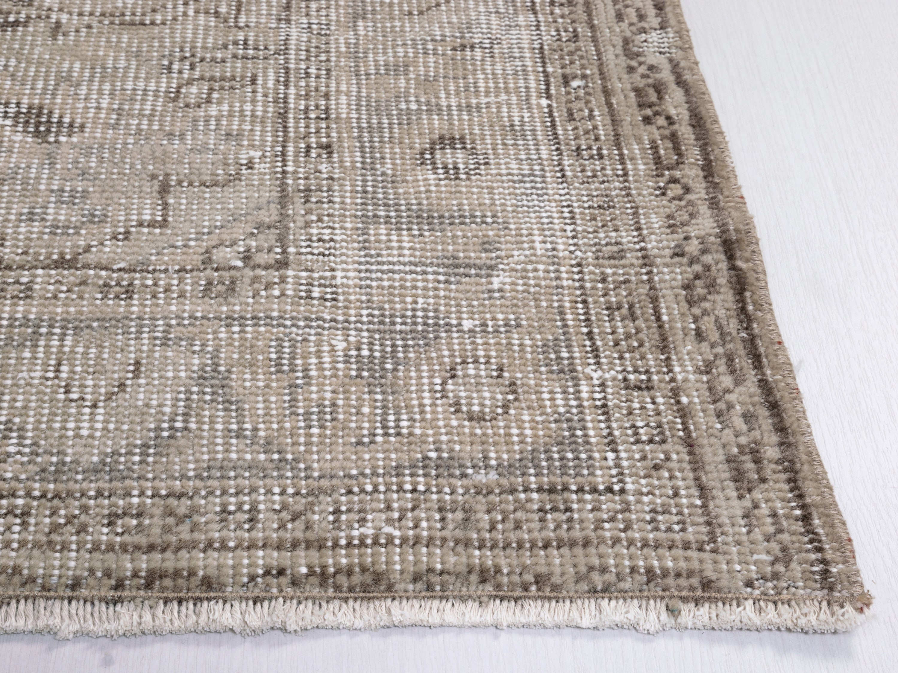 Antique Neutral Oushak Rug, Beige Brown Vintage Rug,the One-of-a-kind ...