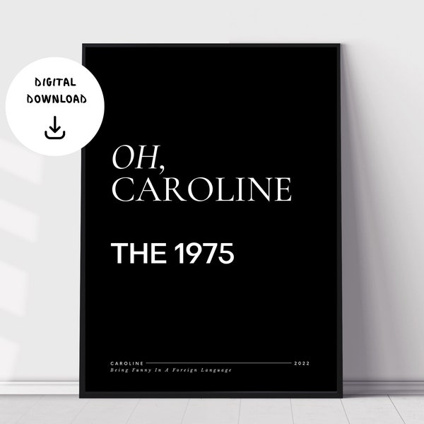 The 1975 Poster - Etsy