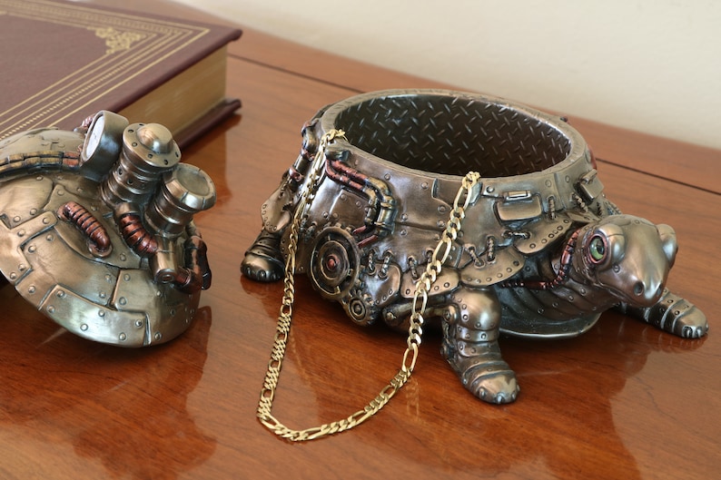Handmade Steampunk Turtle Steampunk Turtle Turtle Trinket - Etsy