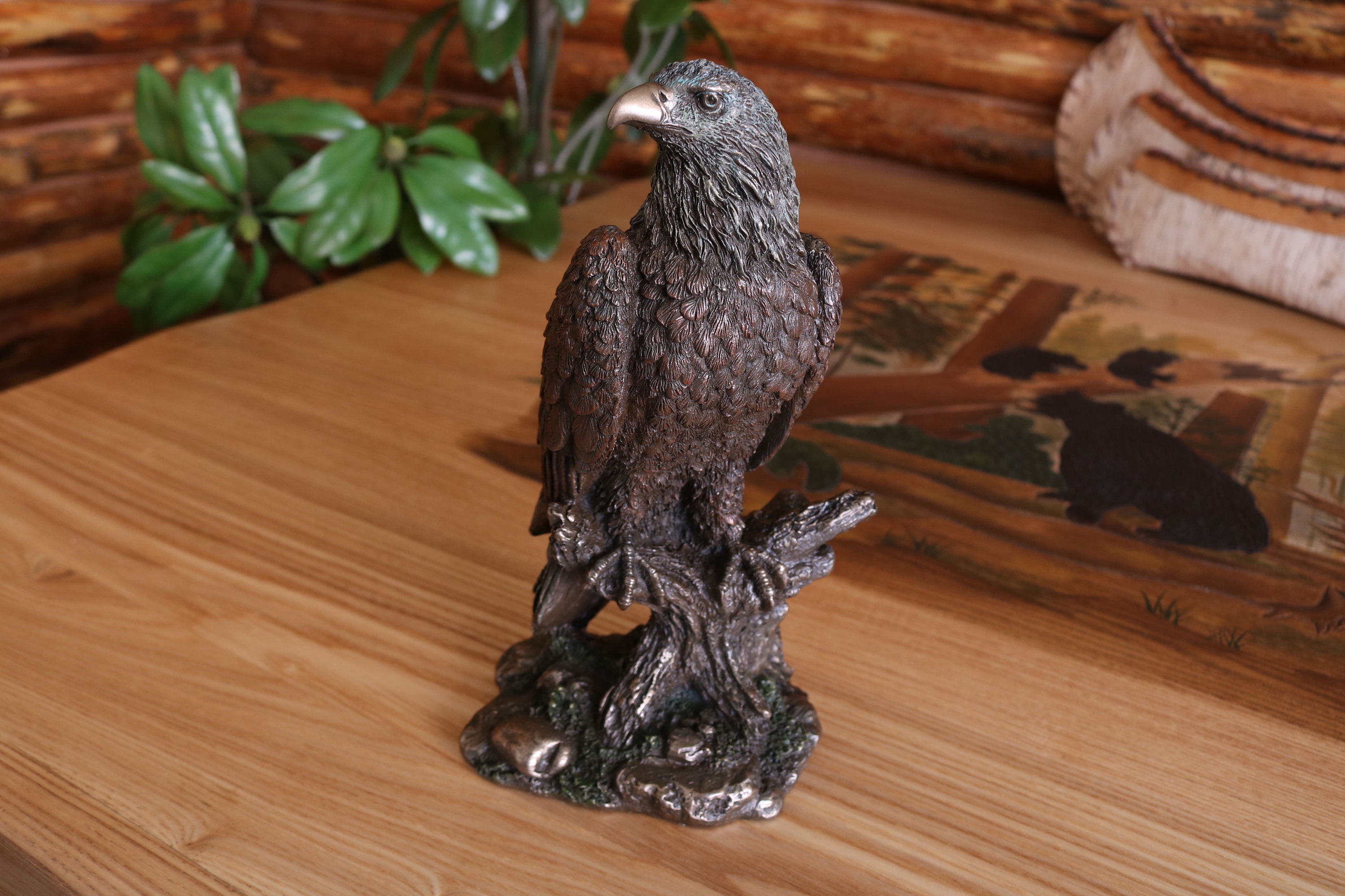 Bald Eagle Perching on Branch Small Bald Eagle Perching on | Etsy