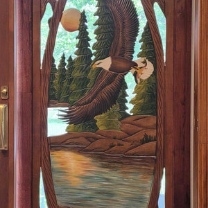 Eagle Screen Door, Handmade Screen Door, Handcrafted Eagle Screen Door ...