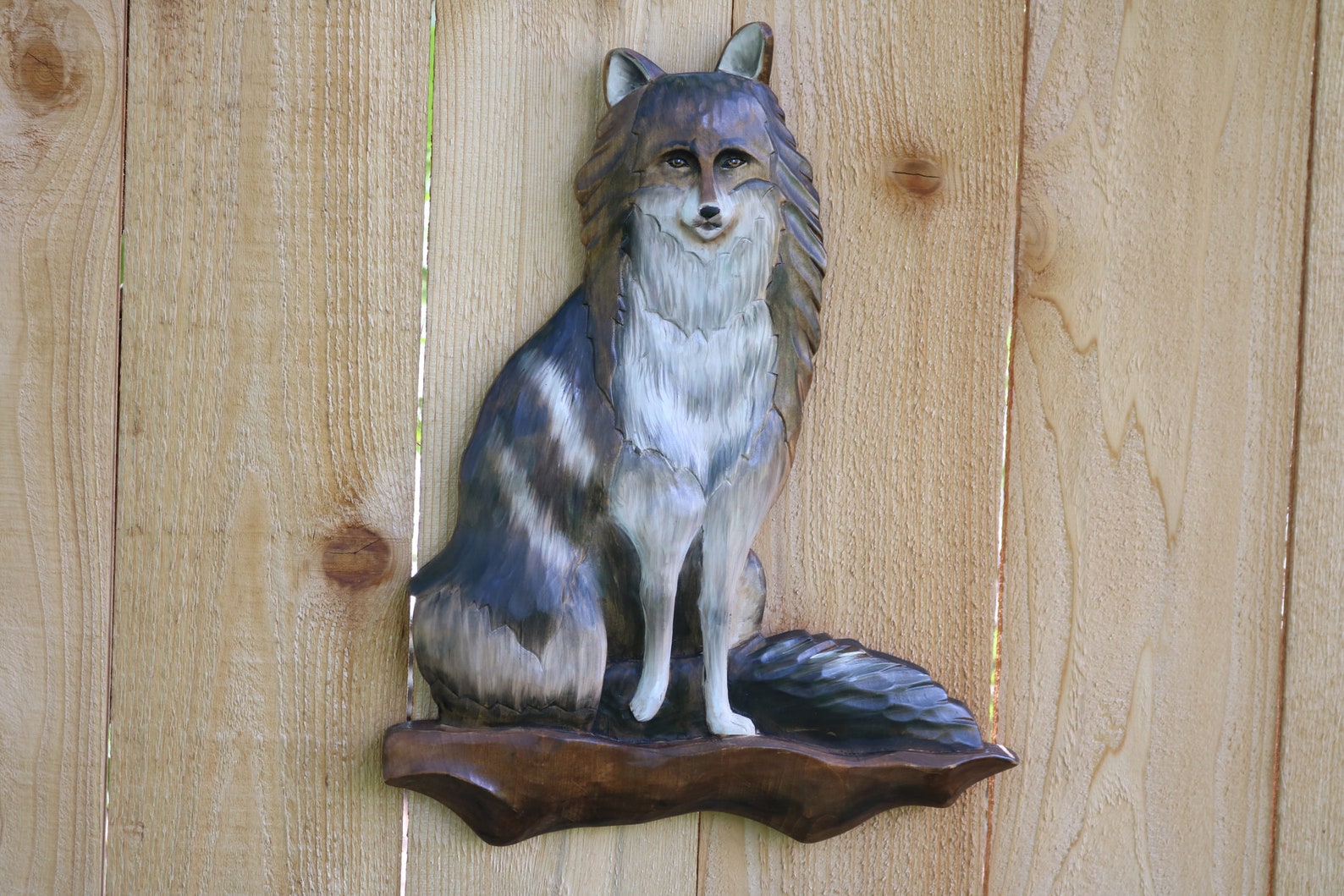 Fox Intarsia Wood Wall Art Fox Intarsia Wood Art Fox Wall - Etsy