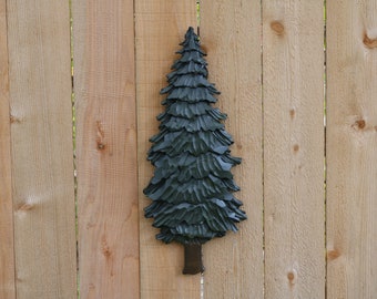 Large Handmade Wooden Pine Tree, Handcrafted Wooden Pine Tree ...